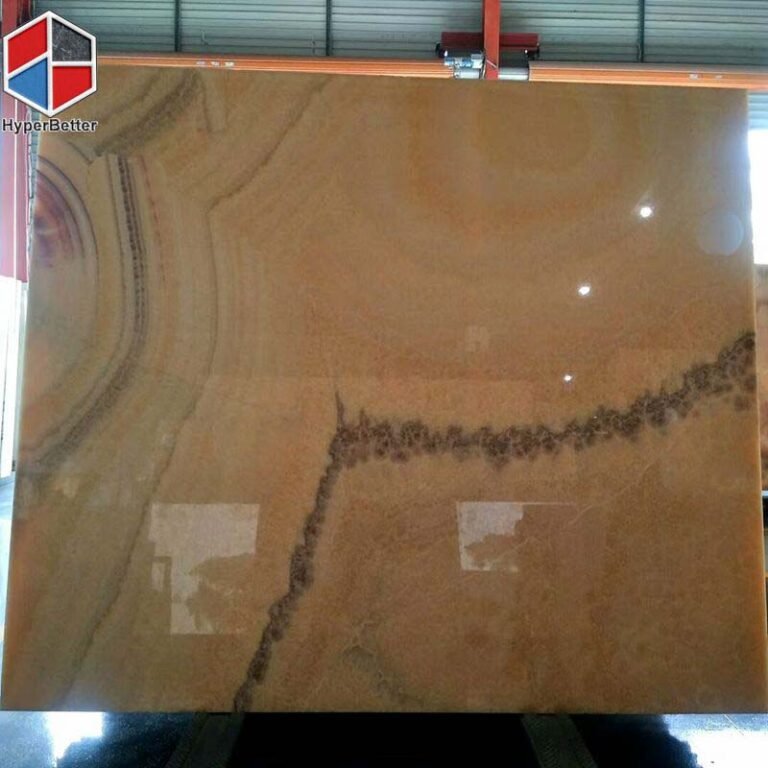 Crystal yellow onyx slab | Luxury backlit onyx Maed in China